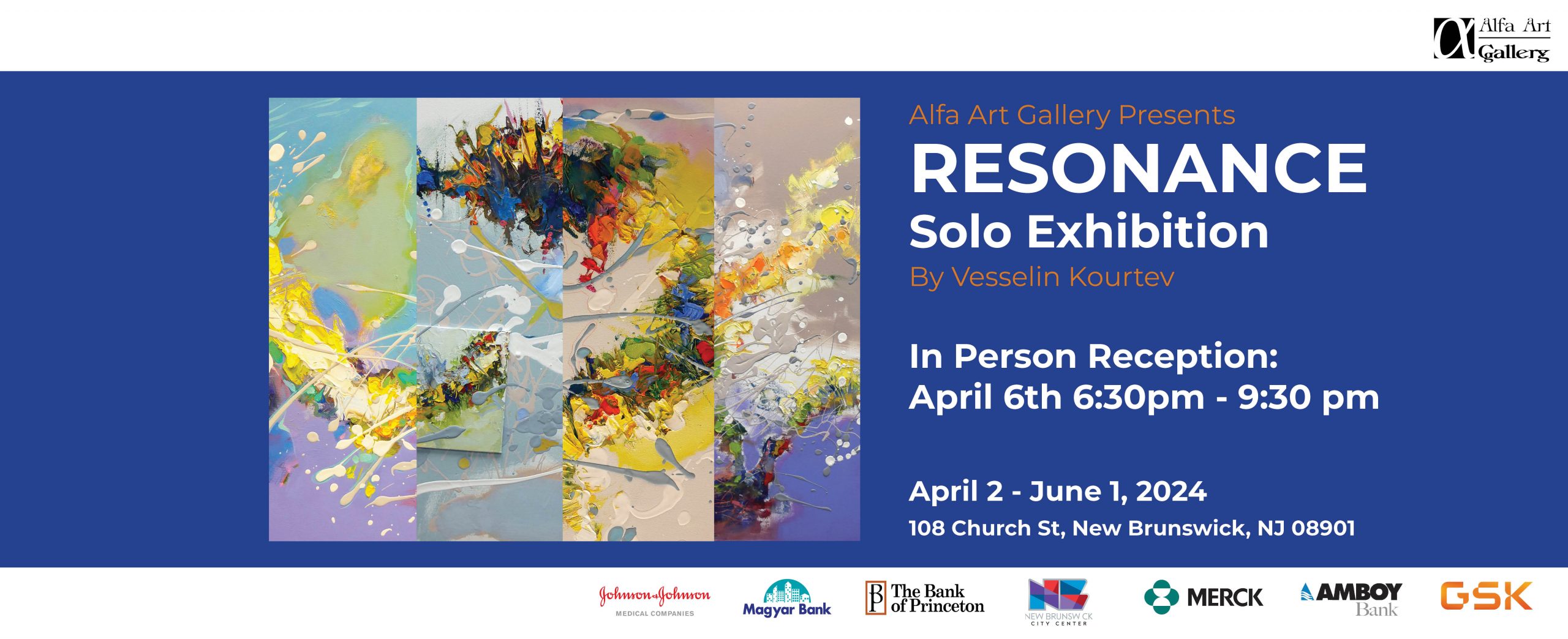 Vesselin Kourtev's 2024 Solo Exhibition: "Resonance" – Alfa Art Gallery